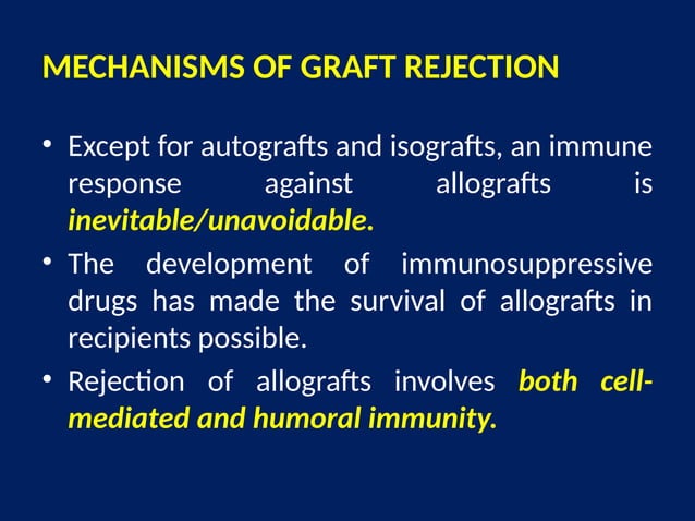 transplantrejection-200223155622 TRANSPLANTATION IMMUNOLOGY- MLR, HLA ...