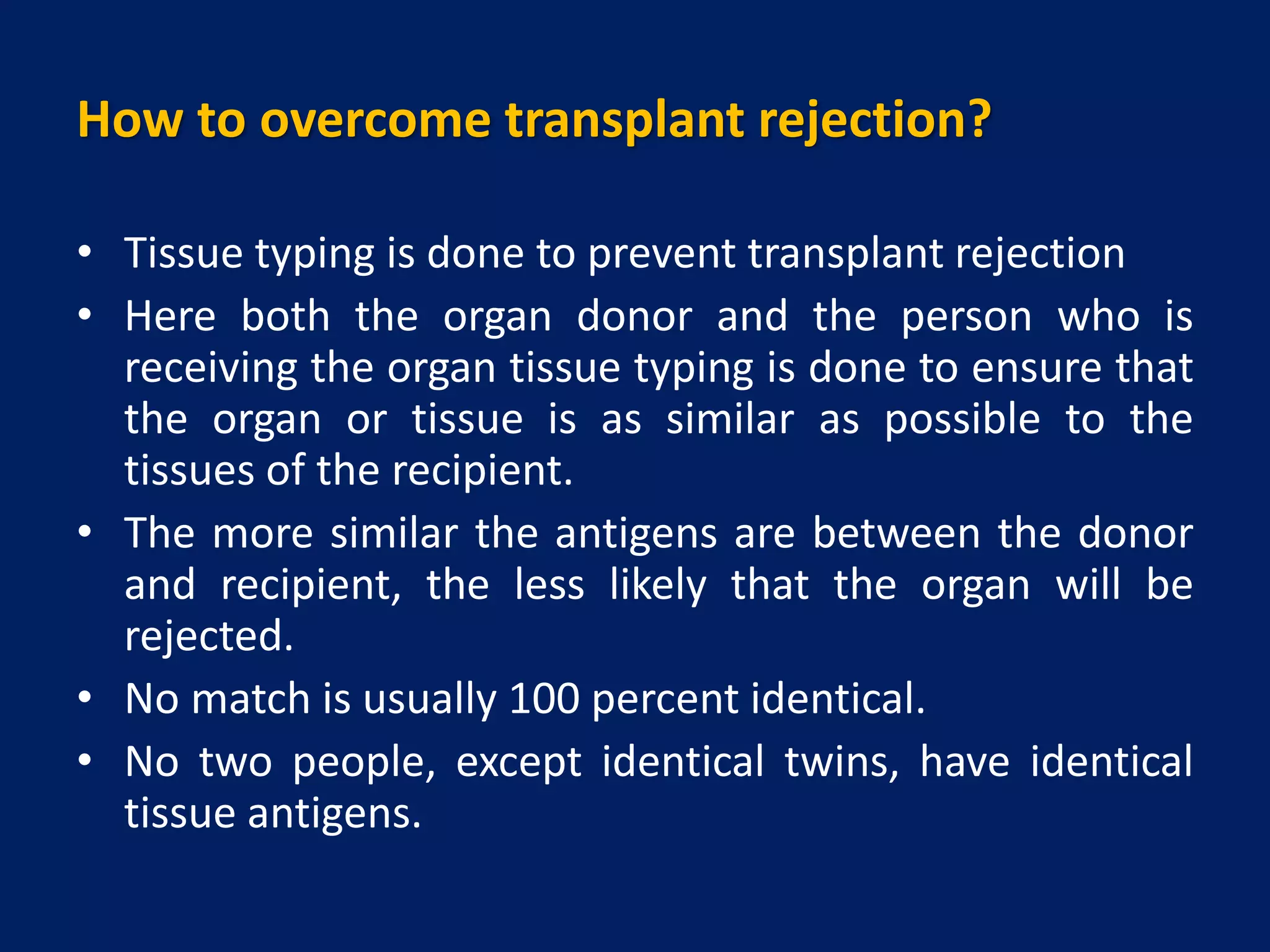 Transplant rejection | PPTX