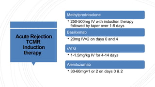 Transplant Rejection: from diagnosis to management.pptx