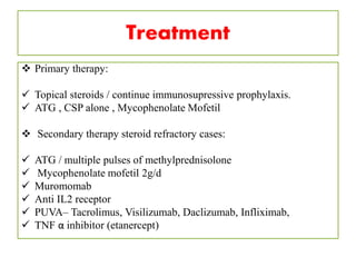 Transplant rejection and GVD | PPTX