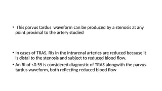 Transplant renal artery stenosis.pptxDADADADADA | PPTX