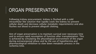 Renal Transplantation (Per-Operative) | PPTX