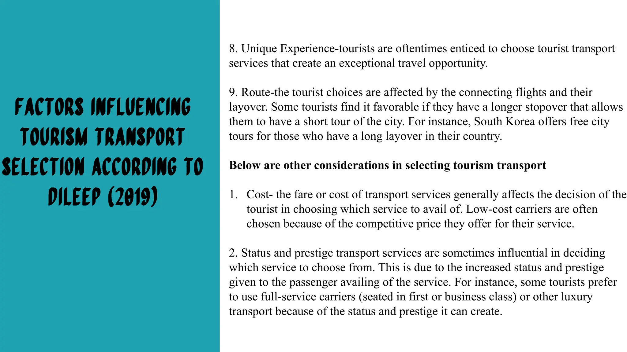 LESSON 2 TRANSPORTATION IN TOURISM AND HOSPITALITY | PPTX