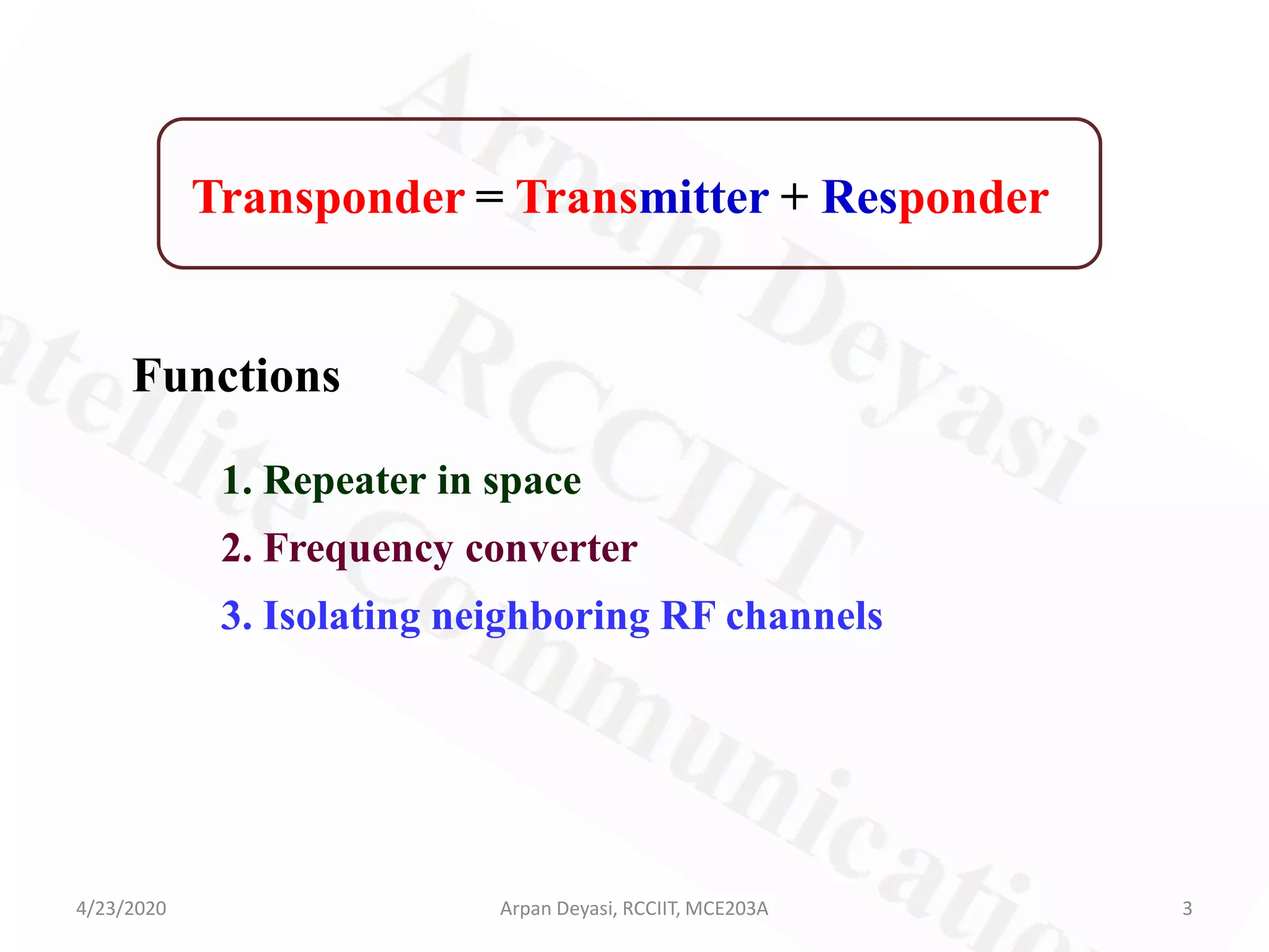 Transponder | PDF