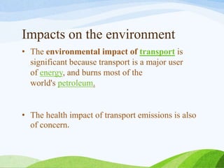 Transport | PPT