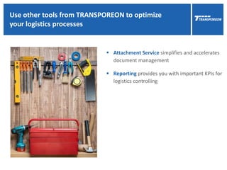 TRANSPOREON Solution - TA, TV | PDF | Logistics and Transportation ...