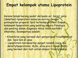Transpor lipid | PPTX