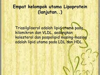 Transpor lipid | PPTX