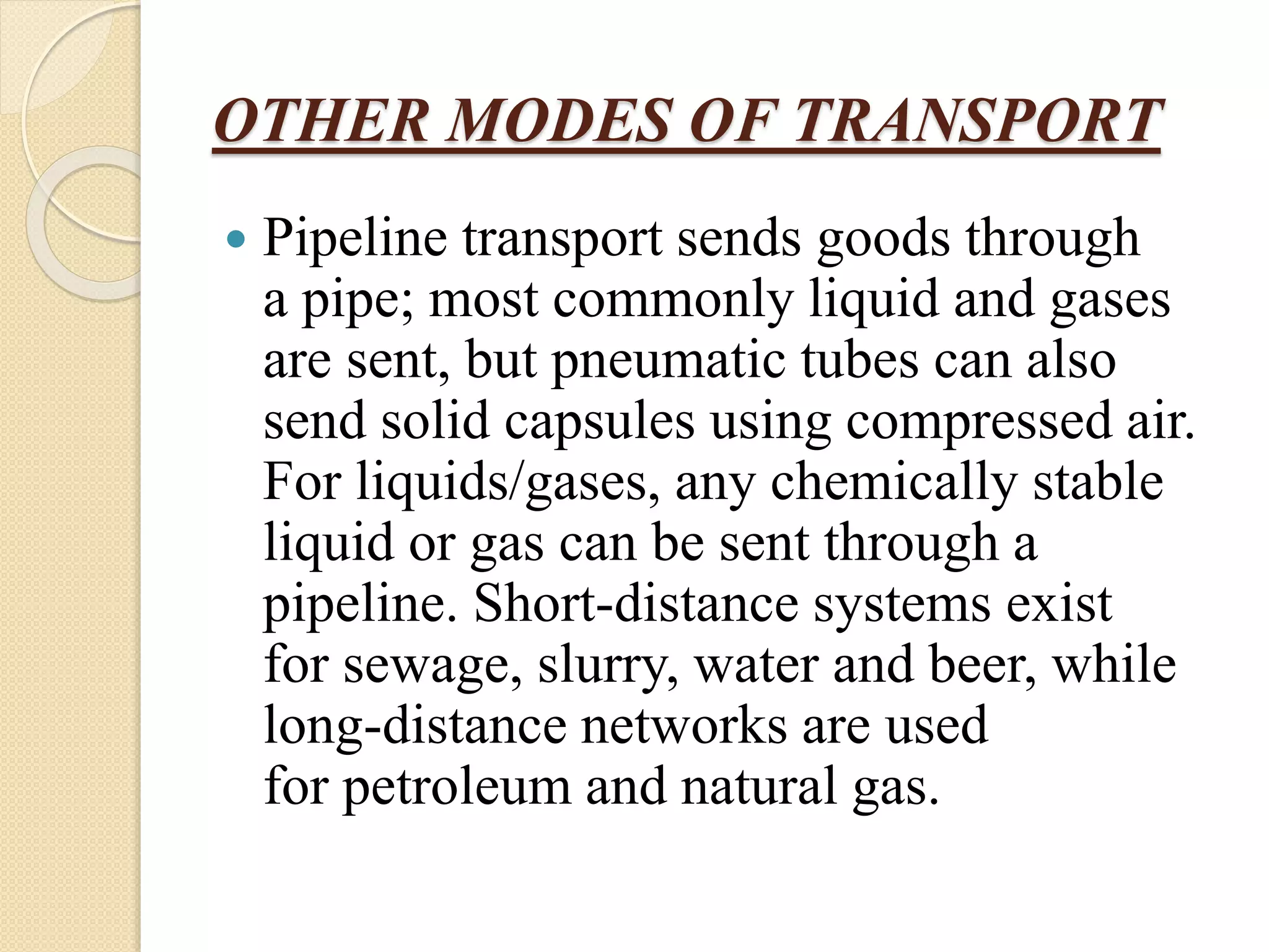 Transport | PPTX