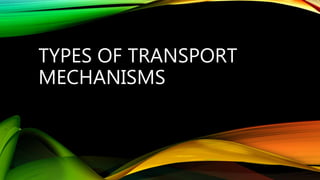 Transport across cell membrane by Dr. Tehmas | PPTX