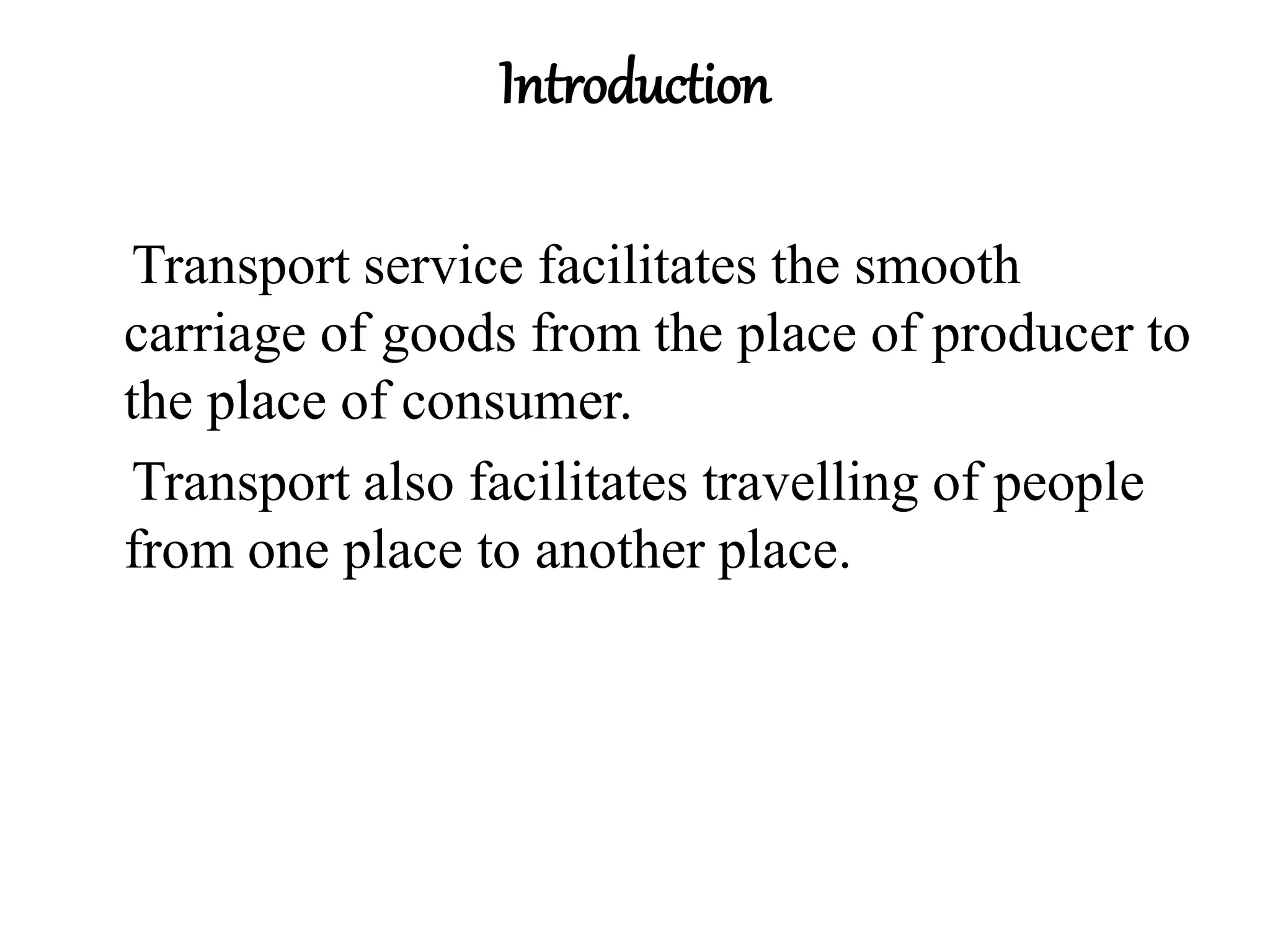 TRANSPORTATION | PPT