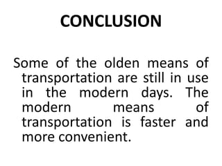 Transportation | PPTX