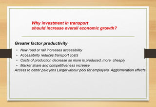 Transport and Economic Growth | PPTX