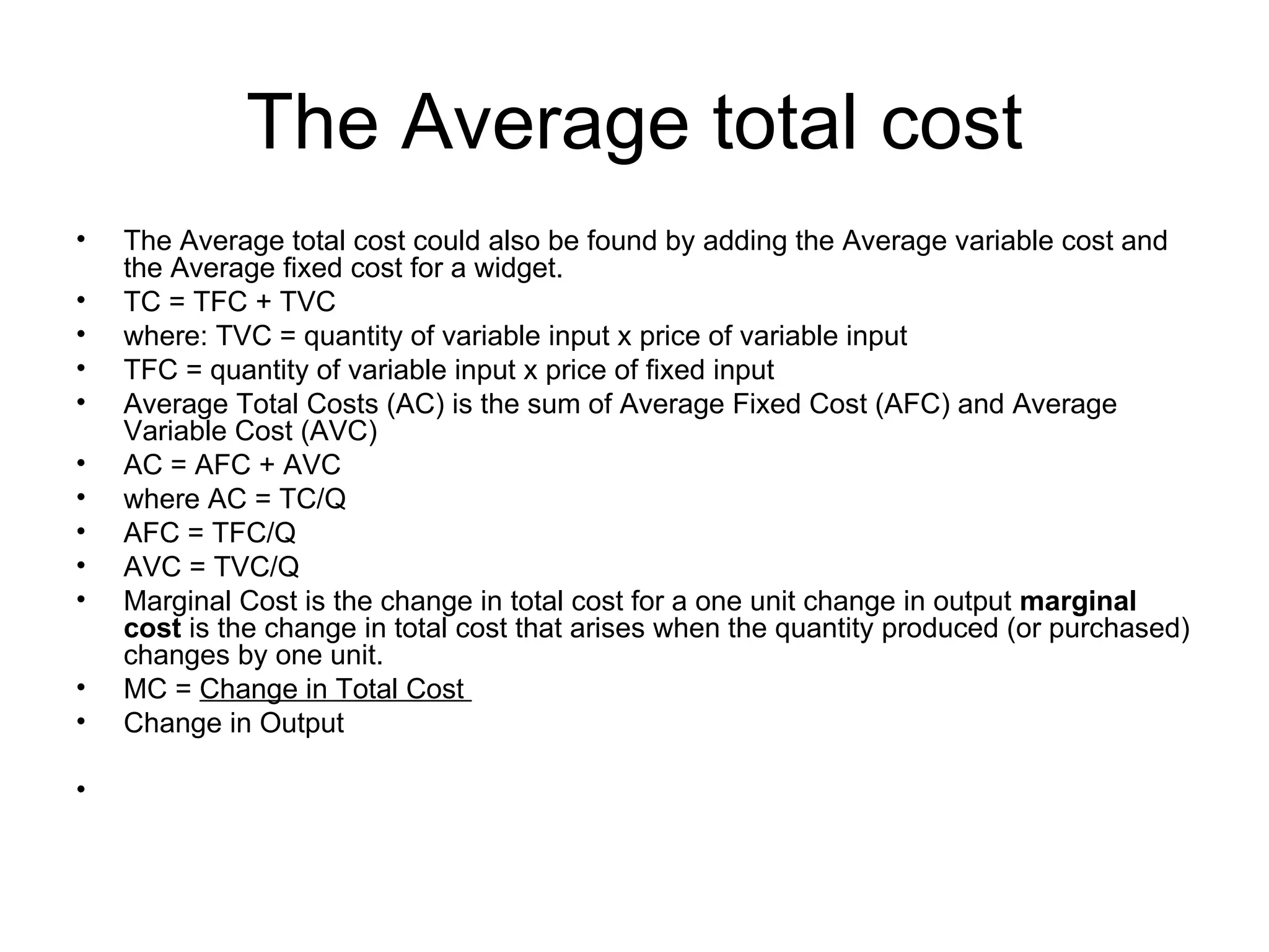 Transport cost issues | PPT