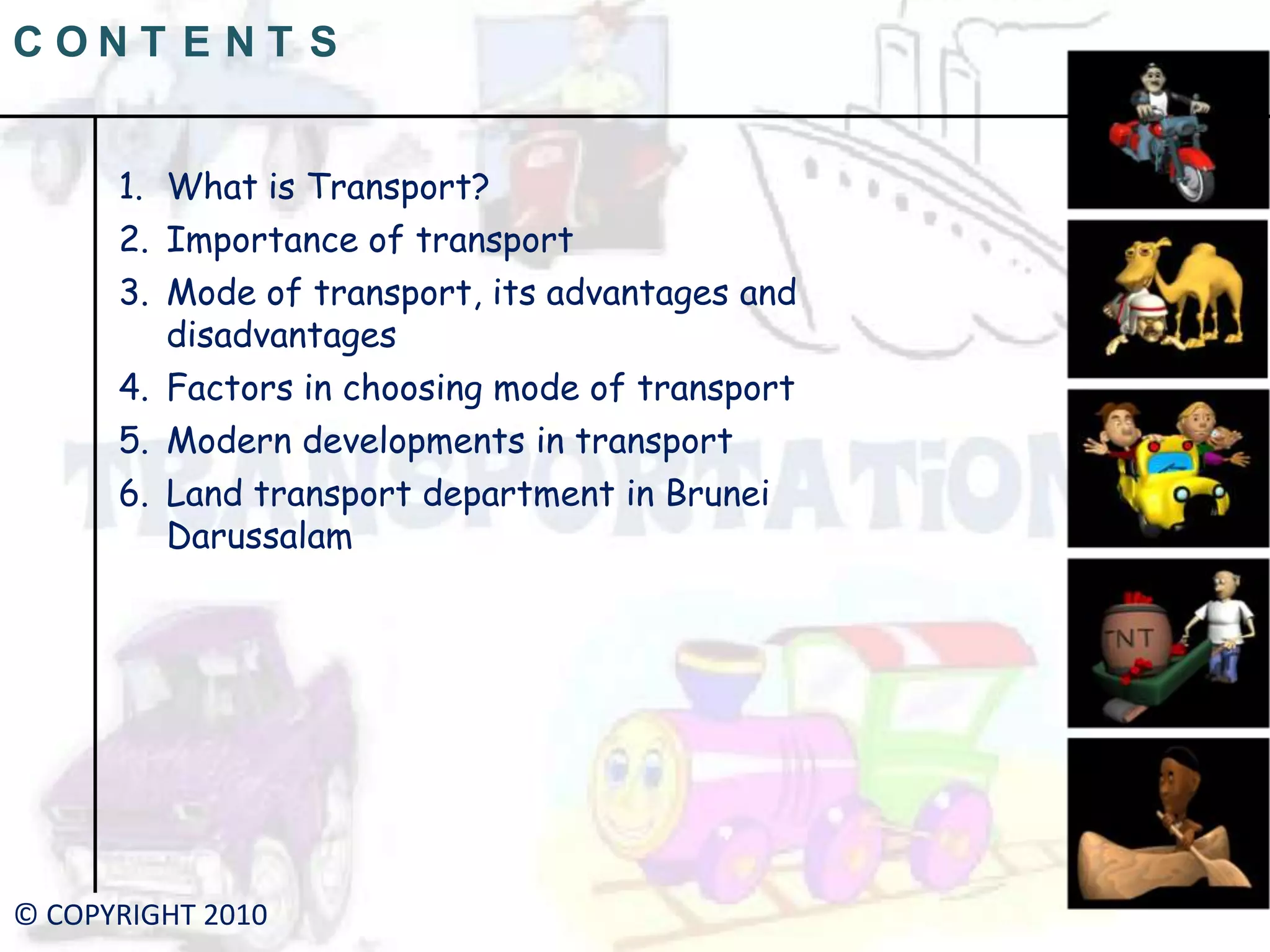 Transport introduction | PPTX | Business | Business and Finance