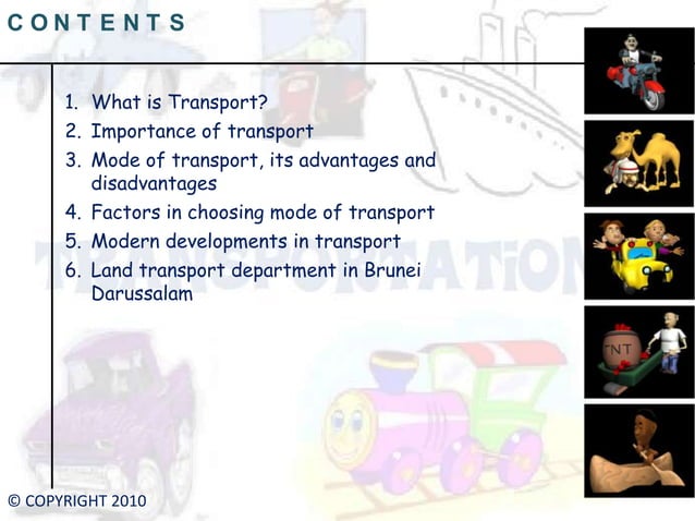 Transport introduction | PPTX | Business | Business and Finance