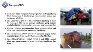 Permasalahan Over Dimension Overload (ODOL) dan Penanganannya | PDF