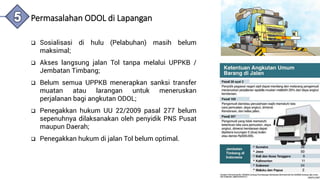 Permasalahan Over Dimension Overload (ODOL) dan Penanganannya | PDF