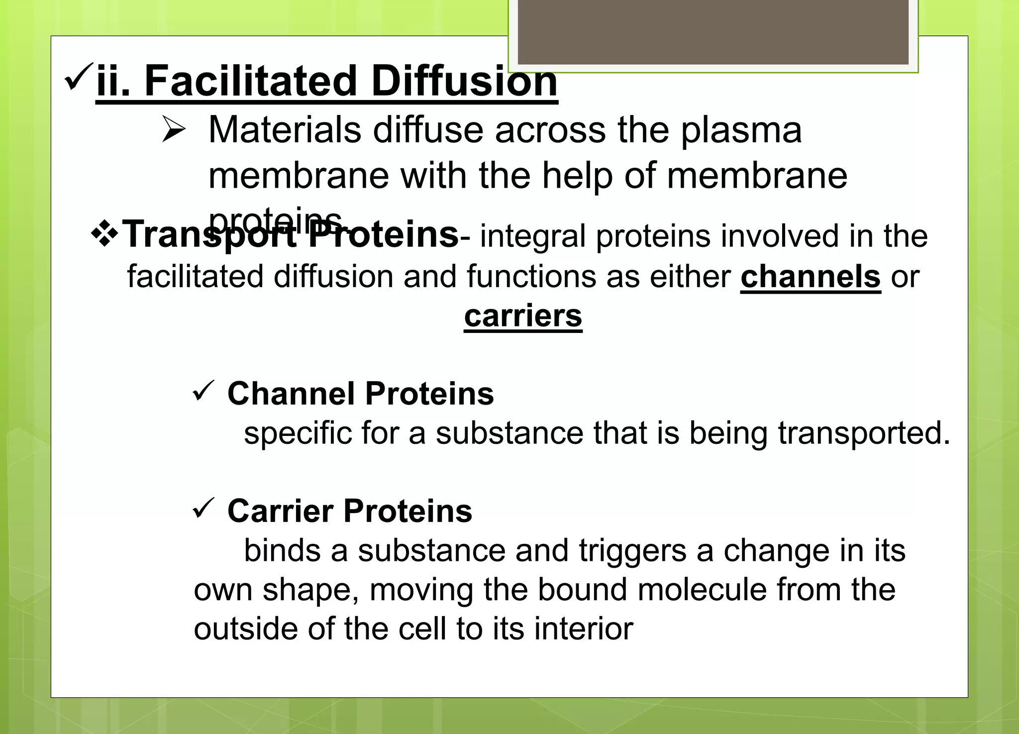 Transport Mechanism | PPTX