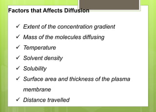Transport Mechanism | PPTX