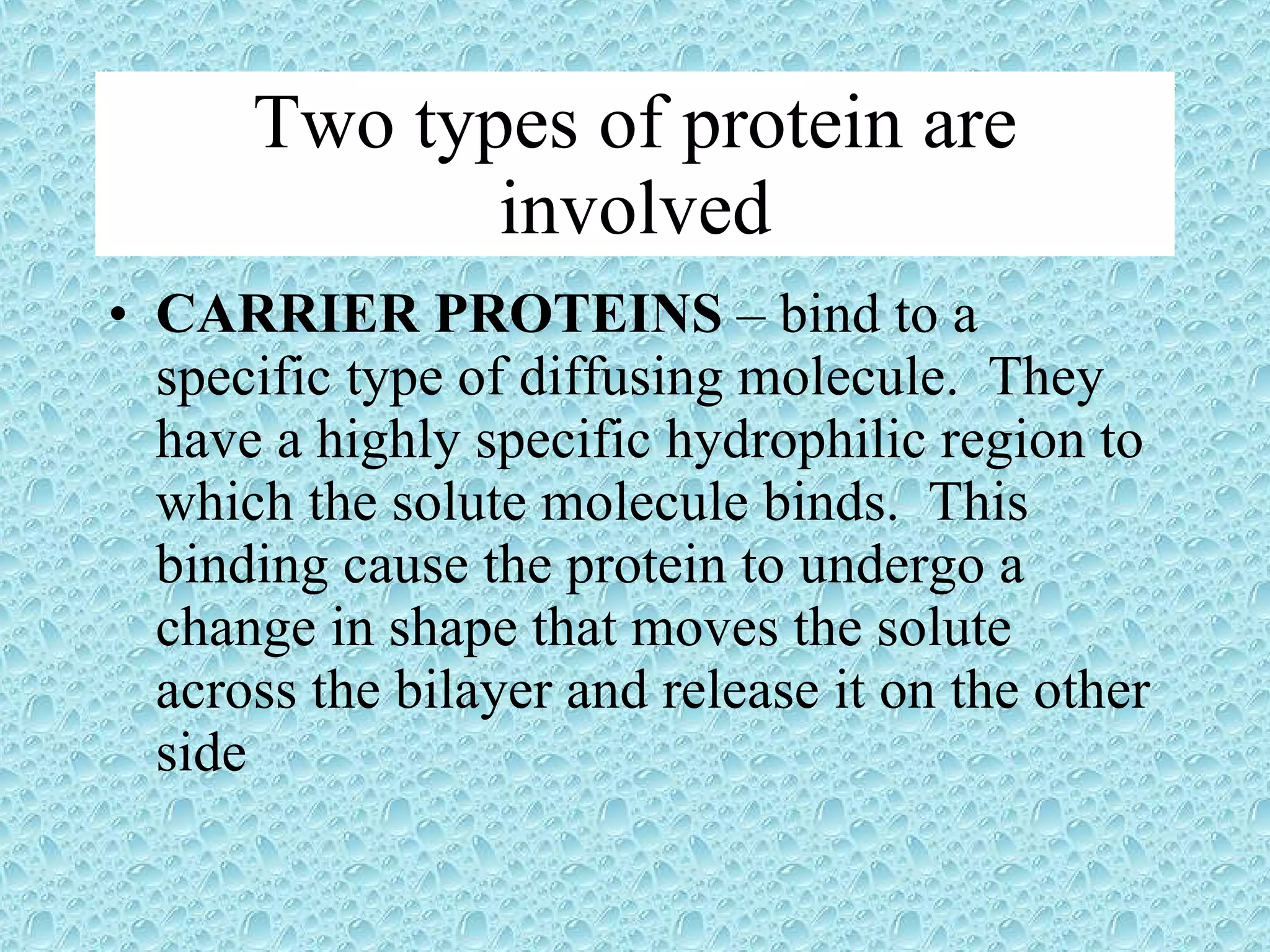 transport across cell membranes | PPT
