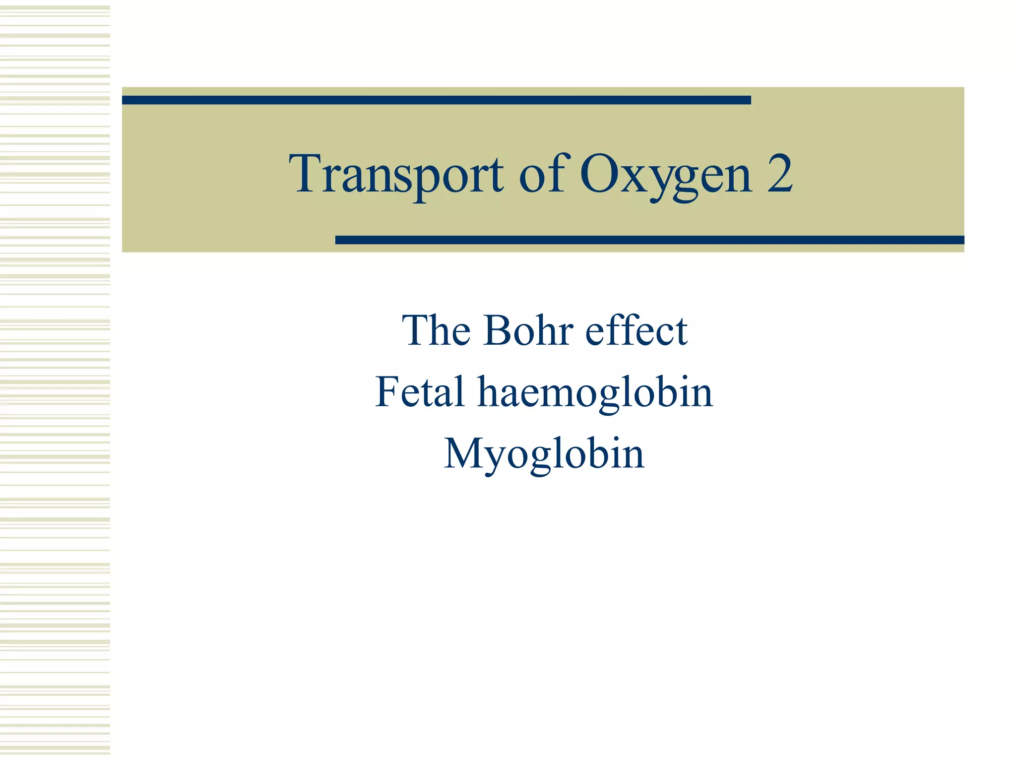 Transport Of Oxygen 2 | PPT | Lung and Respiratory Health | Diseases ...
