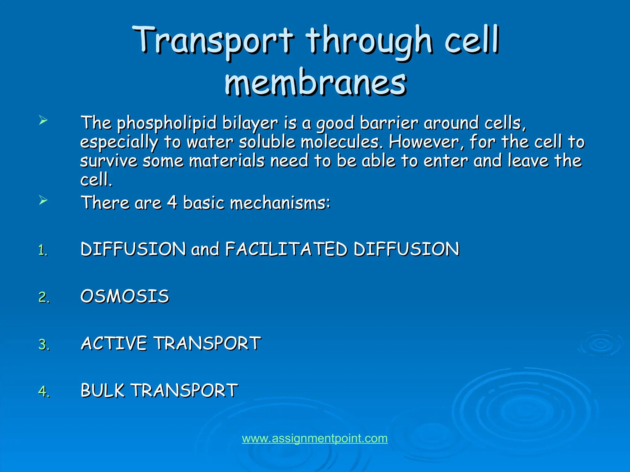 Transport-through-cell-membranes.ppt in pt | PPT