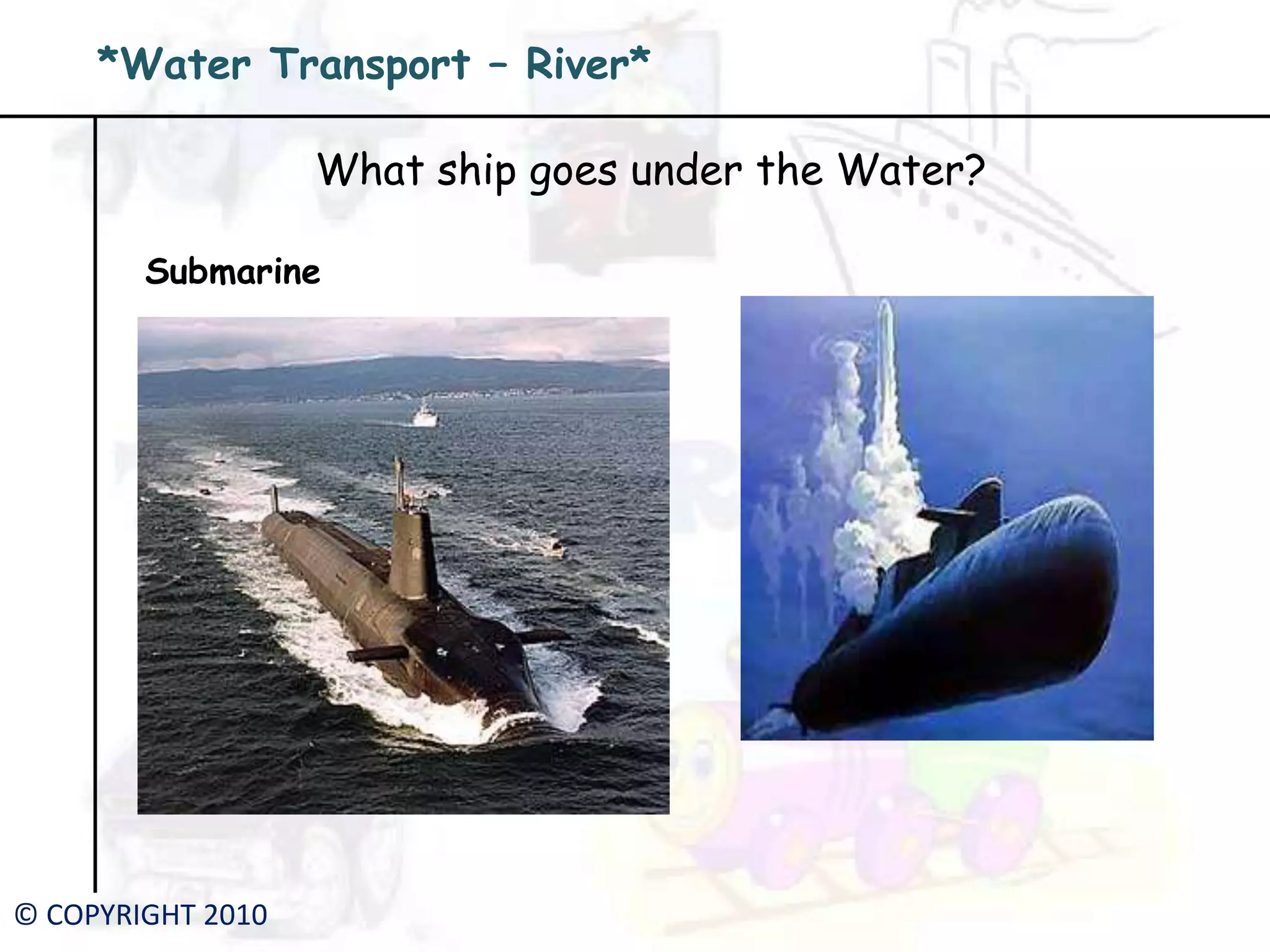 Transport water | PPTX