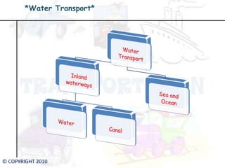 Transport water | PPTX