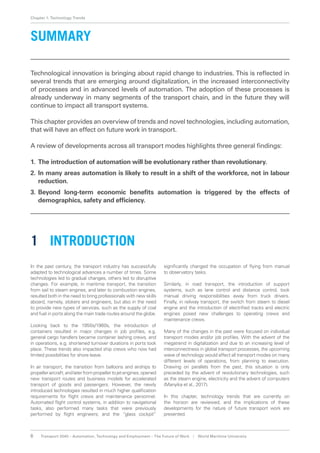 Transport 2040 automation technology employment the future | PDF