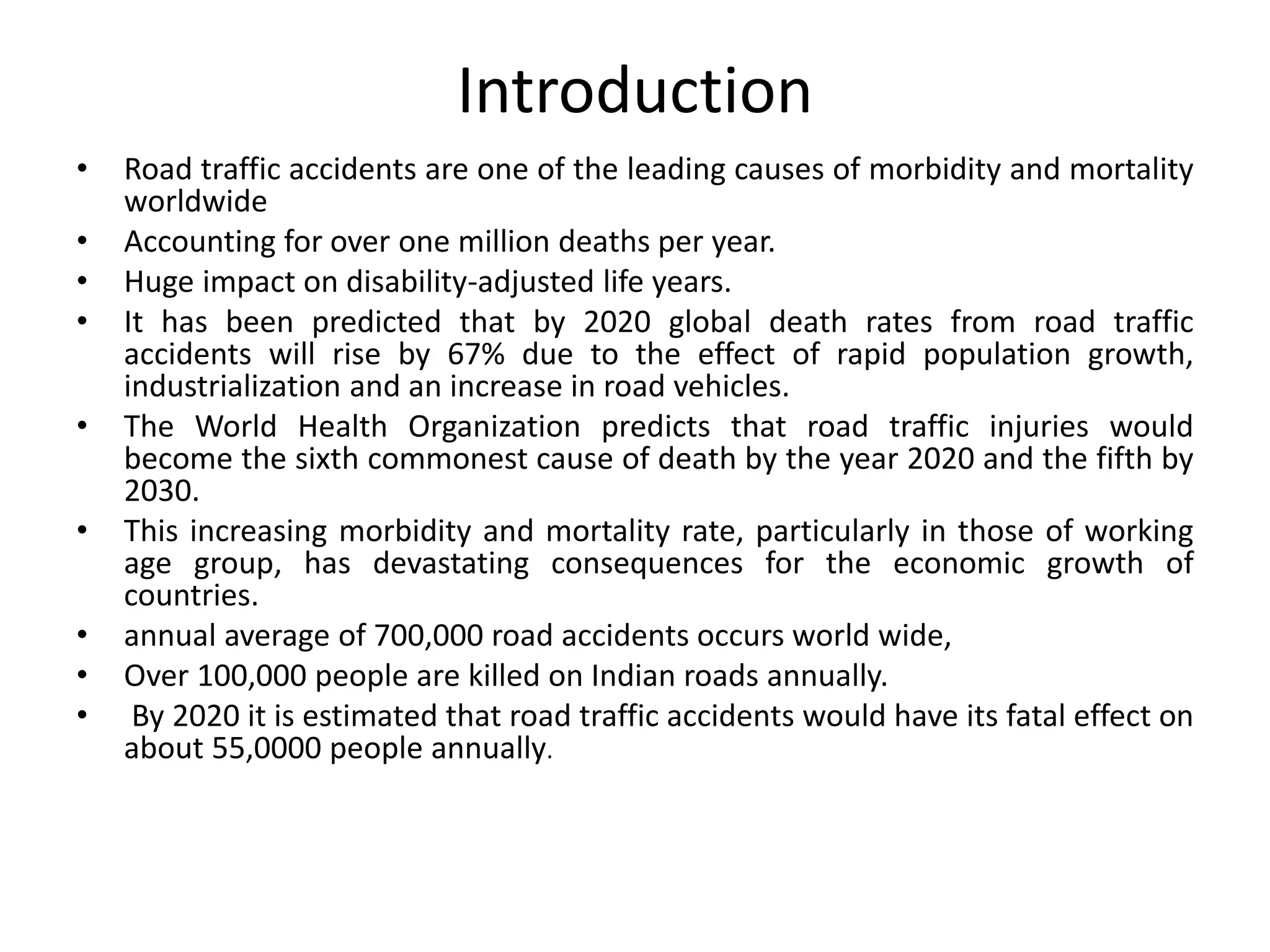 Transport accident prevention | PPTX