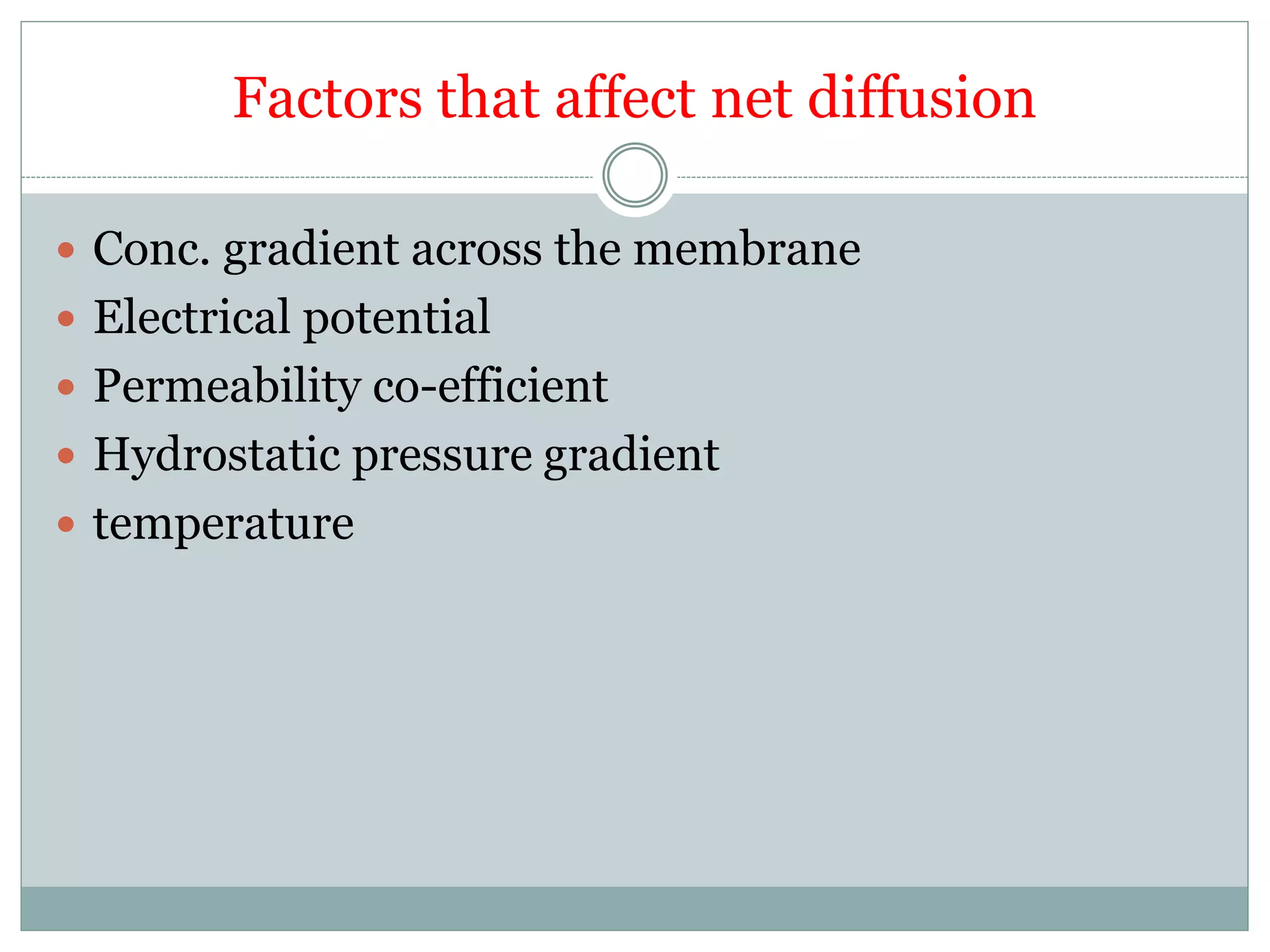 Transport across cell membrane | PPTX