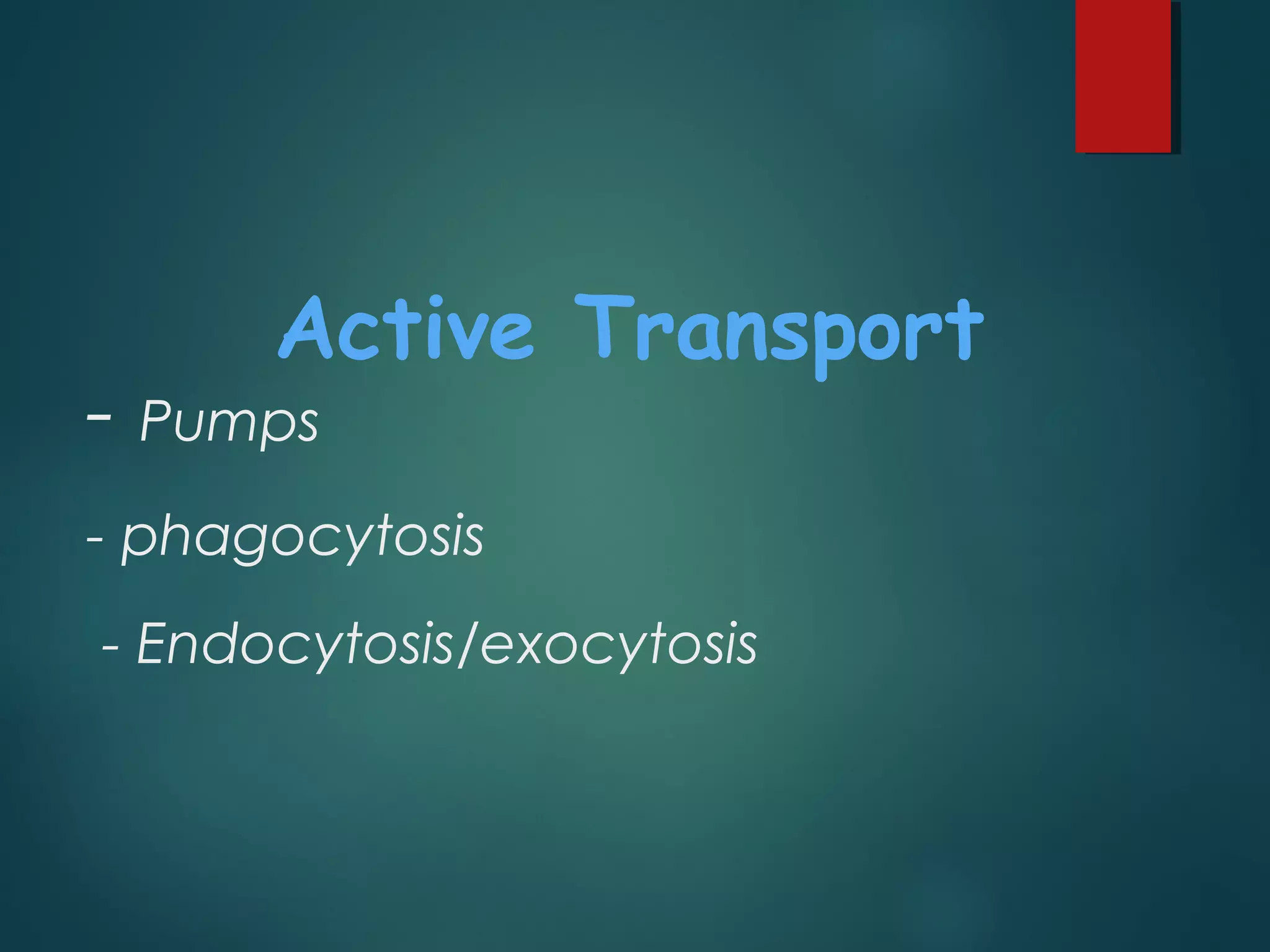 Transport across cell membrane | PPT