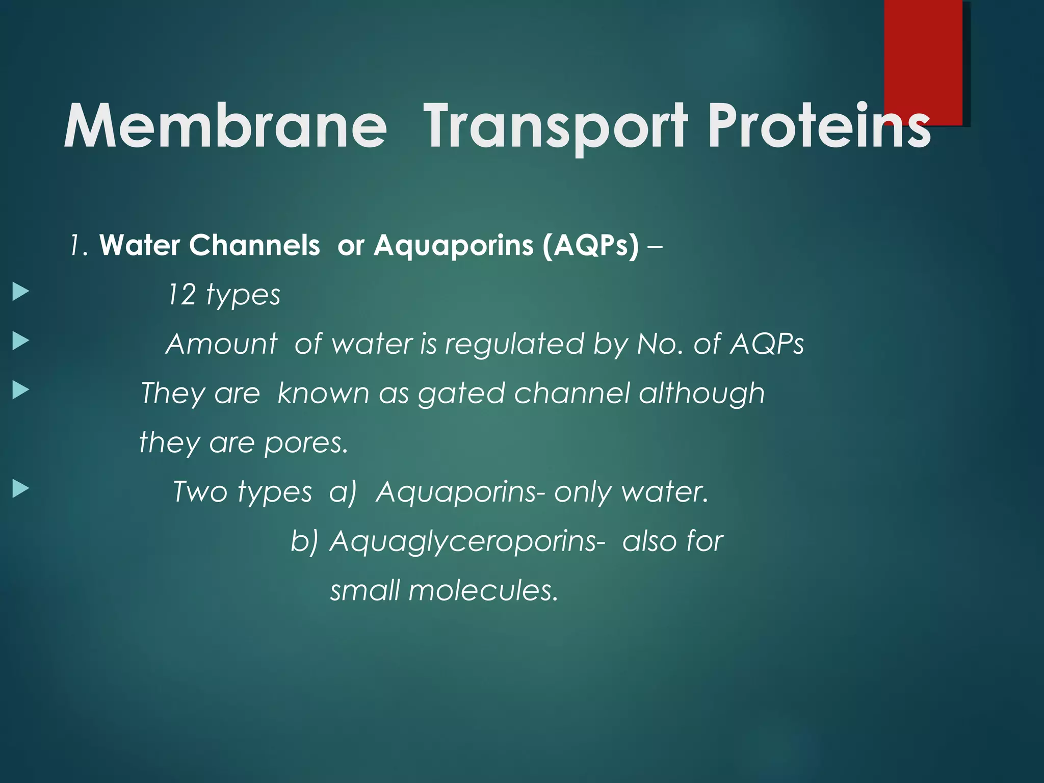 Transport across cell membrane | PPT