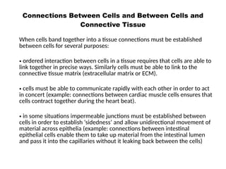 Transport Across Cell Membranes and Interconnections Between Cells.pptx