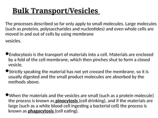 Comprehensive Overview of Cell Membrane Structure and Transport ...