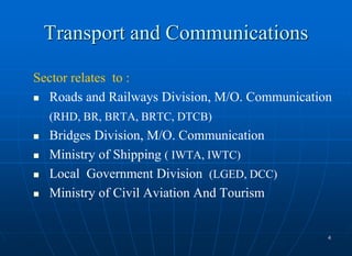 Transport and communications | PPT