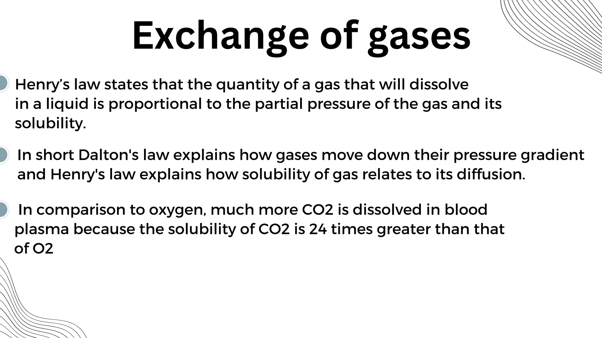 Transport and exchange of gases.pdf with oxygen dissociation curve | PPT