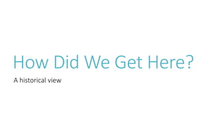 Transport and Mobility - A History | PPT