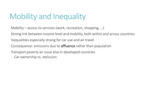 Transport and Mobility - A History | PDF