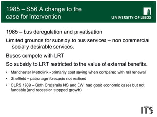 Transport appraisal – evolution development and current challenges | PPTX