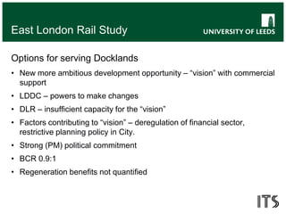 Transport appraisal – evolution development and current challenges | PPTX