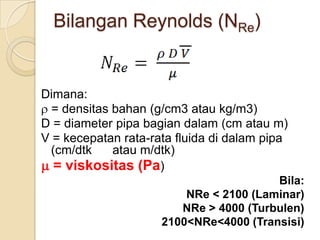 ITP UNS SEMESTER 2 Transportasi fluida | PPT