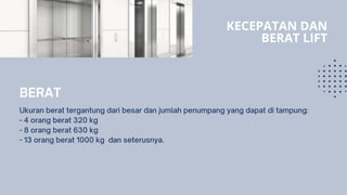 TRANSPORTASI VERTIKAL (ELEVATOR) ulltilitas bangunan | PPTX
