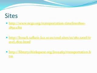 Transportation | PPTX