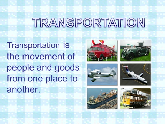 Transportation | PPT