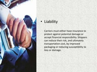 Transportation Management | PPTX | Logistics and Transportation ...