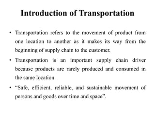 Transportation | PPTX