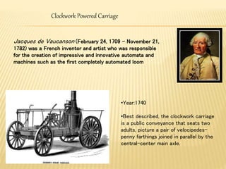 Invention made in 18th century | PPTX