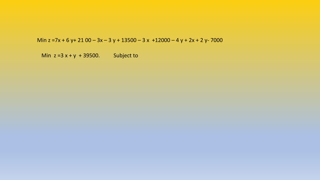 TRANSPORTATION PROBLEMS (LINEAR PROGRAMMING) | PPT TRANSPORTATION PROBLEMS (LINEAR PROGRAMMING) | PPT